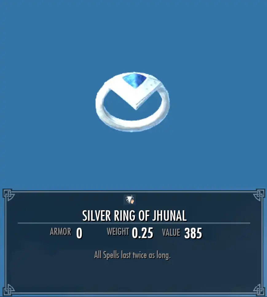Silver Ring of Jhunal | Legacy of the Dragonborn | Fandom