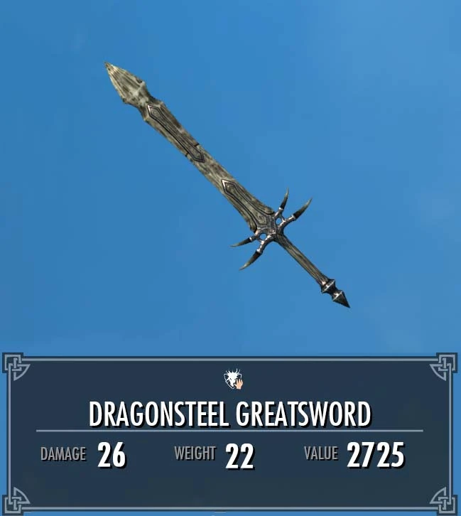 Dragonsteel Greatsword | Legacy of the Dragonborn | Fandom
