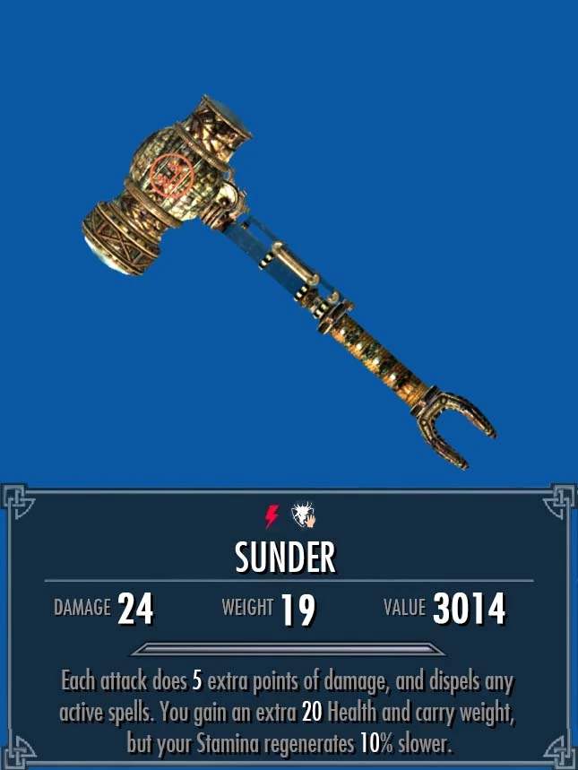 Sunder (Legacy of the Dragonborn) | Legacy of the Dragonborn | Fandom