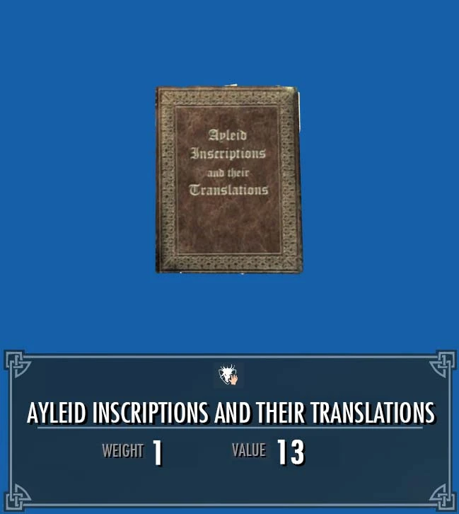 Ayleid Inscriptions and their Translations | Legacy of the Dragonborn ...