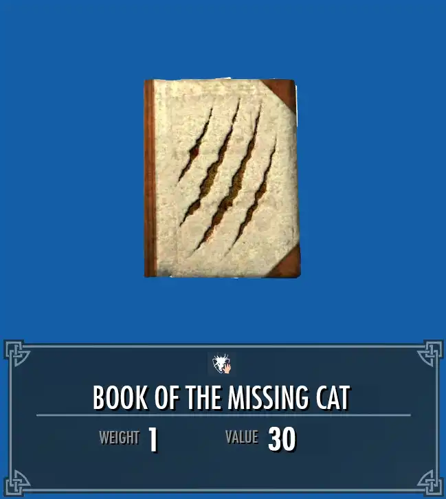 Book of the Missing Cat | Legacy of the Dragonborn | Fandom