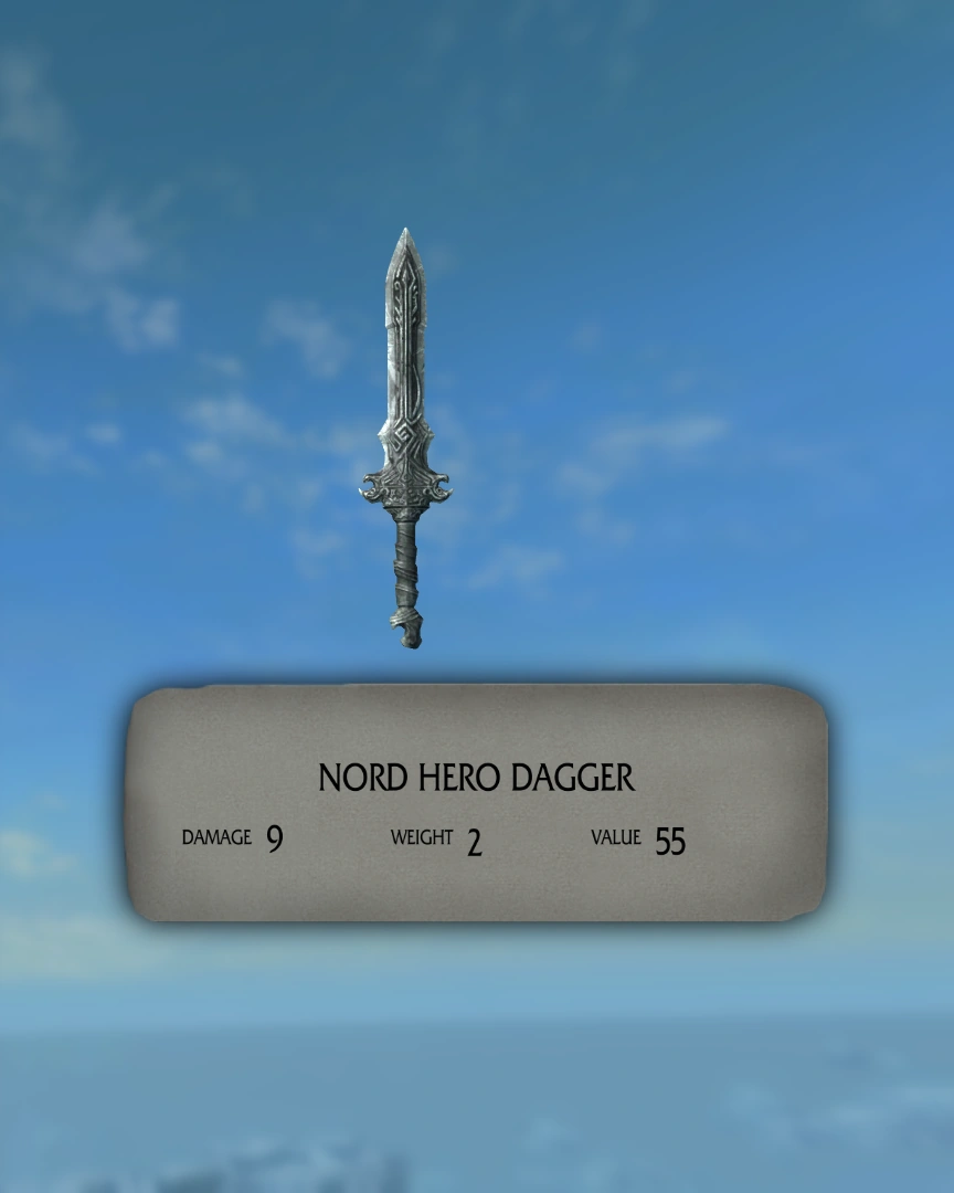 Nord Hero Dagger (CC) | Legacy of the Dragonborn | Fandom