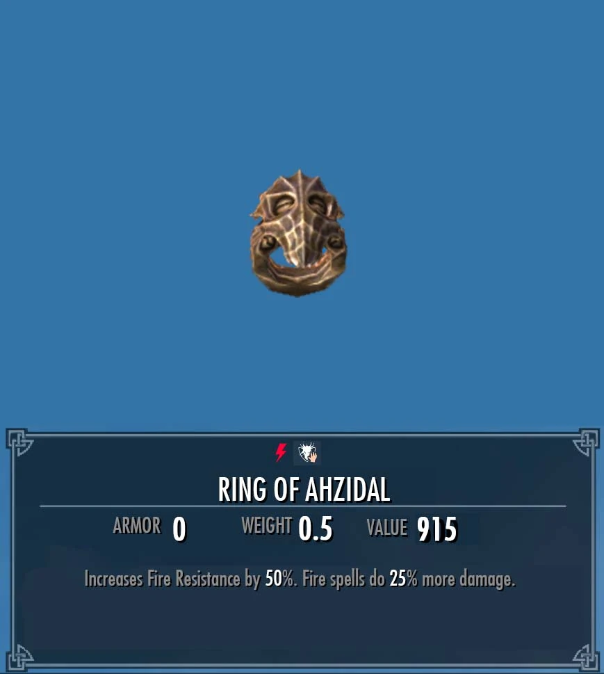 Ring of Ahzidal | Legacy of the Dragonborn | Fandom