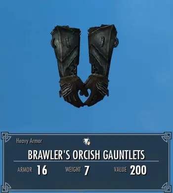 Brawler's Orcish Gauntlets | Legacy of the Dragonborn | Fandom