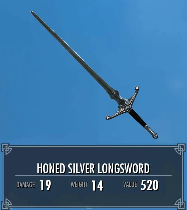 Honed Silver Longsword | Legacy of the Dragonborn | Fandom