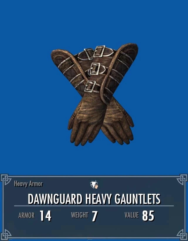 Dawnguard Heavy Gauntlets | Legacy of the Dragonborn | Fandom