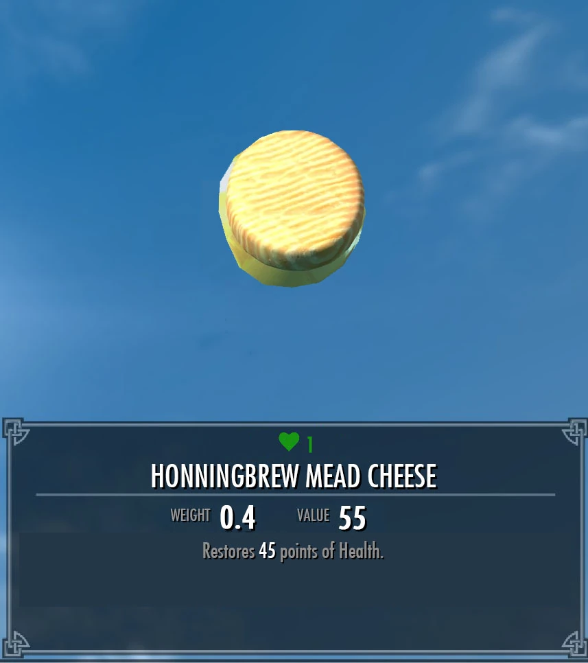 Honningbrew Mead Cheese | Legacy of the Dragonborn | Fandom