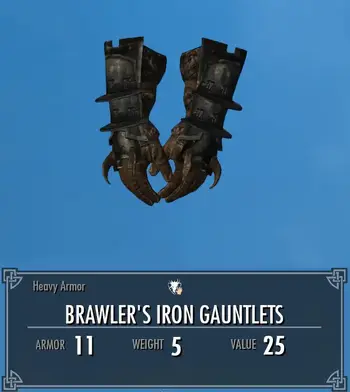 Brawler's Iron Gauntlets | Legacy of the Dragonborn | Fandom