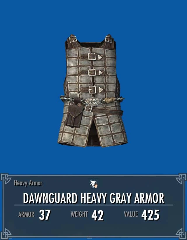 Dawnguard Heavy Gray Armor | Legacy of the Dragonborn | Fandom