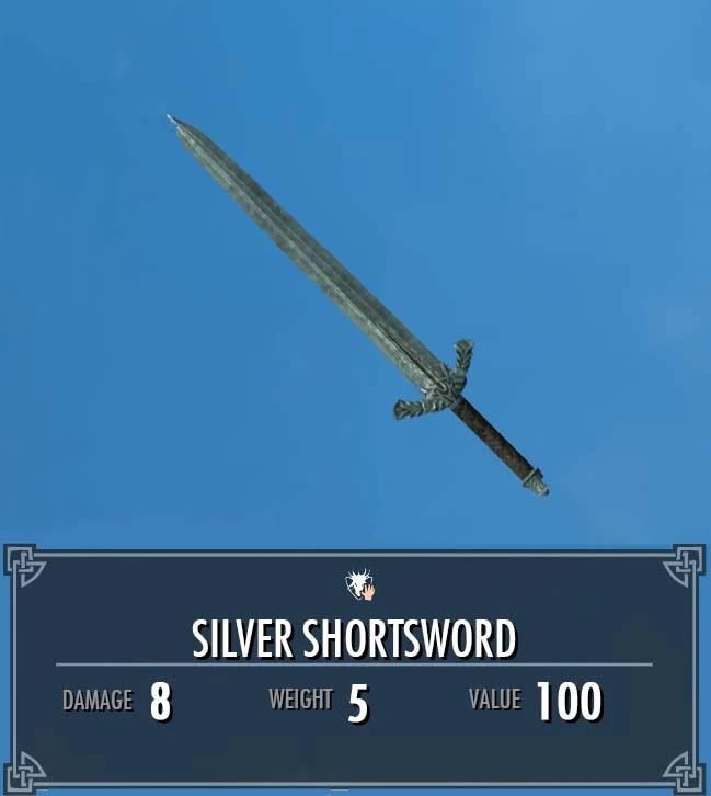 Silver Shortsword | Legacy of the Dragonborn | Fandom
