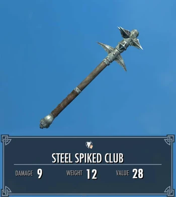 Steel Spiked Club | Legacy of the Dragonborn | Fandom