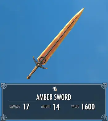Amber Sword | Legacy of the Dragonborn | Fandom
