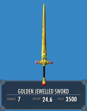 Gold Sword Pixel Art