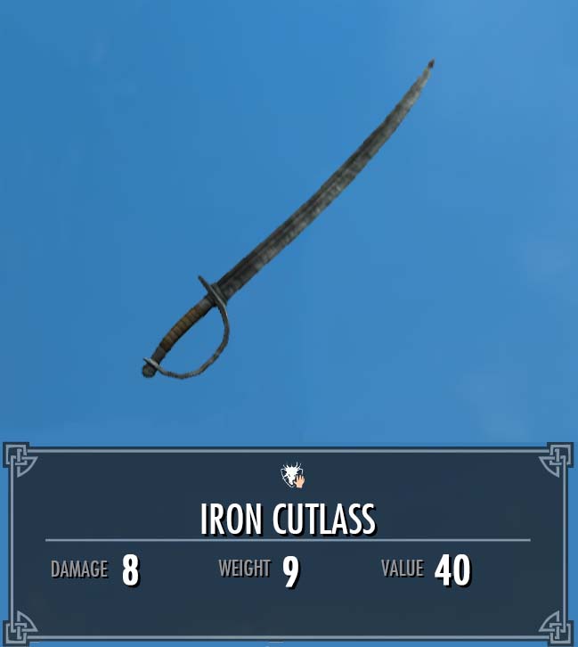 Iron Cutlass | Legacy of the Dragonborn | Fandom
