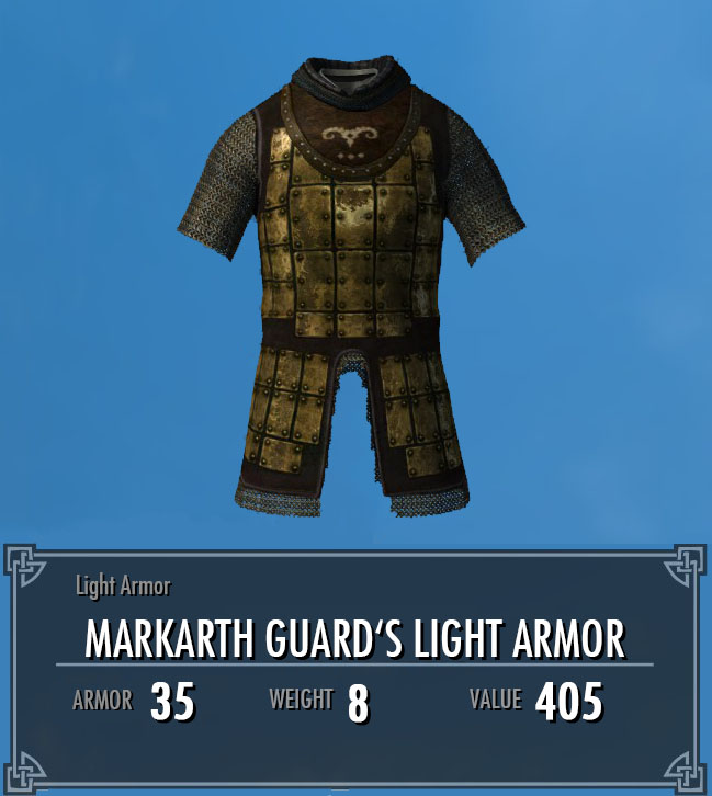Markarth Guards Light Armor Legacy Of The Dragonborn Fandom