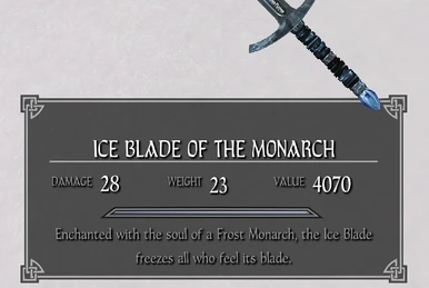 Ice Blade Of The Monarch