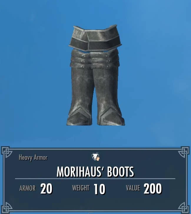 Morihaus' Boots | Legacy of the Dragonborn | Fandom