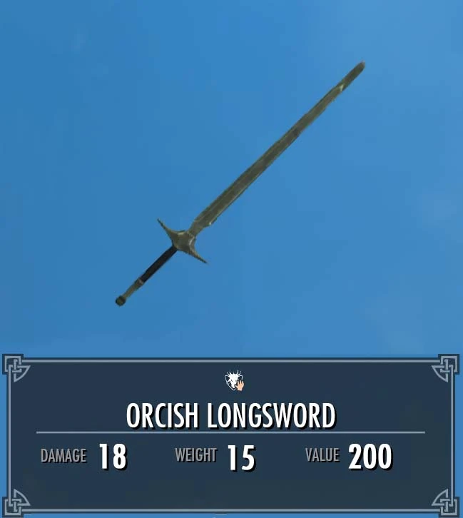Orcish Longsword | Legacy of the Dragonborn | Fandom