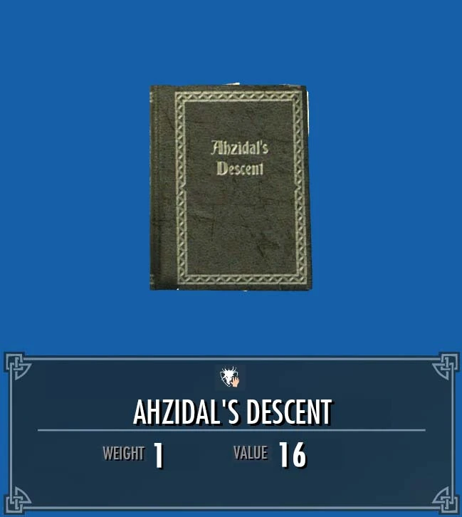 Ahzidal's Descent | Legacy of the Dragonborn | Fandom