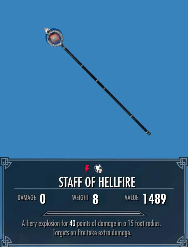 Staff of Hellfire | Legacy of the Dragonborn | Fandom