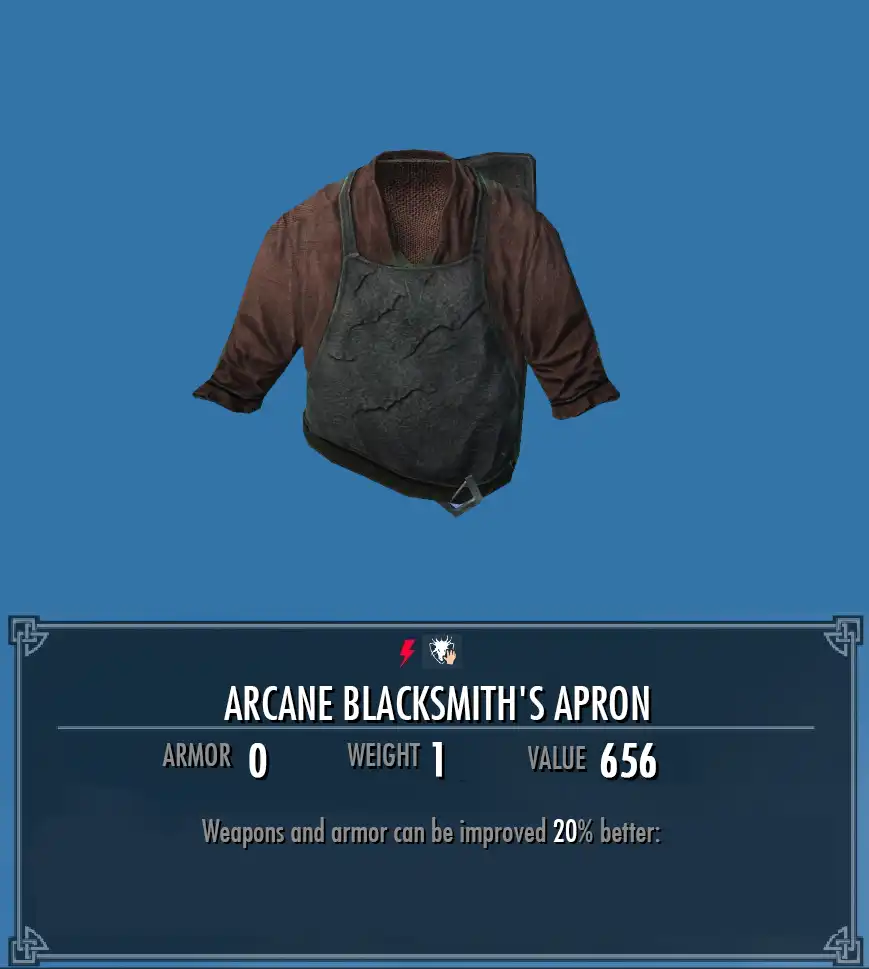 Arcane Blacksmith's Apron | Legacy of the Dragonborn | Fandom