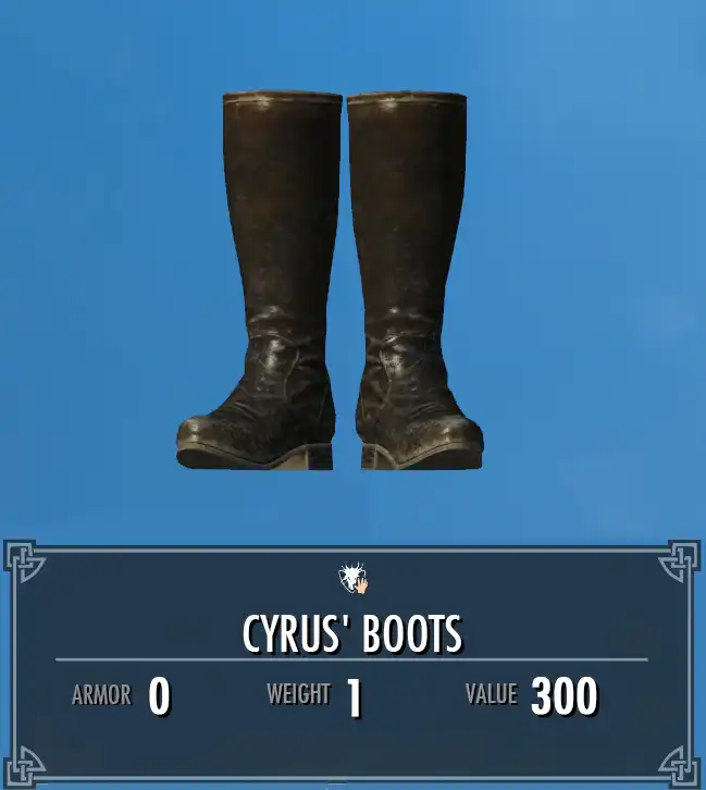 Cyrus Boots Legacy Of The Dragonborn Fandom
