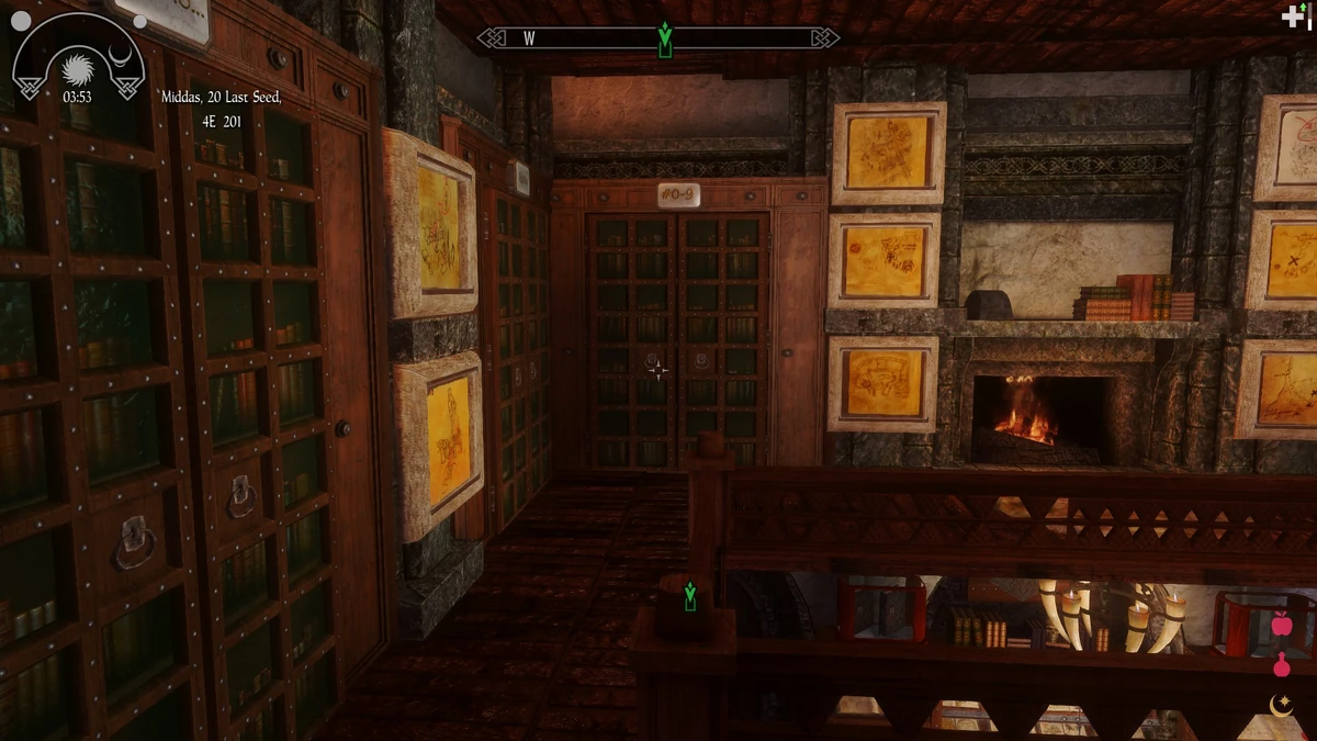 Library 2nd Floor (Classic Skyrim) | Legacy of the Dragonborn | Fandom