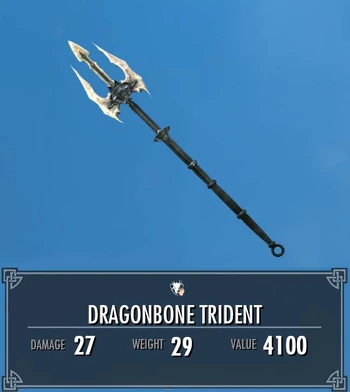 Dragonbone Trident | Legacy of the Dragonborn | Fandom