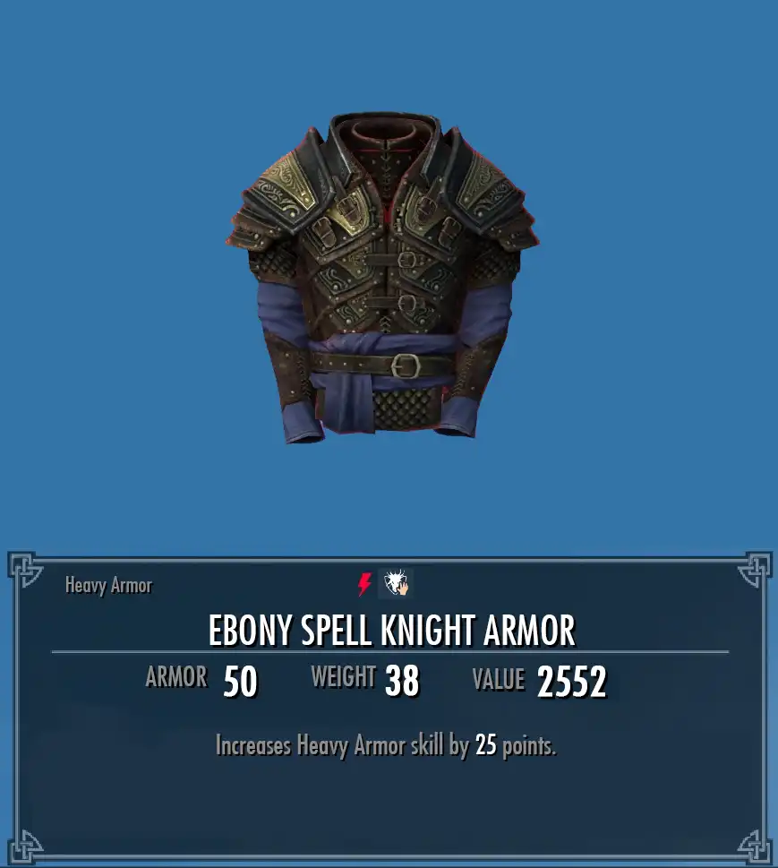 Ebony Spell Knight Armor | Legacy of the Dragonborn | Fandom