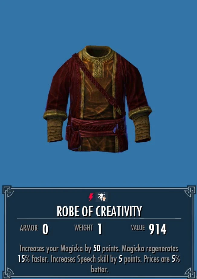 Robe of Creativity | Legacy of the Dragonborn | Fandom