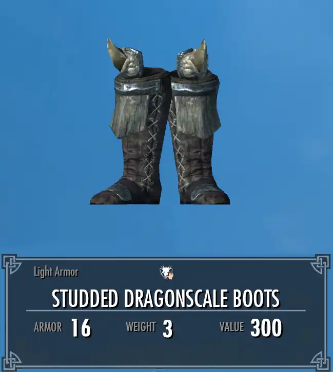 Studded Dragonscale Boots | Legacy of the Dragonborn | Fandom