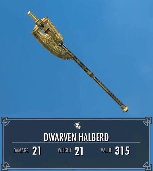 Dwarven Halberd | Legacy of the Dragonborn | Fandom
