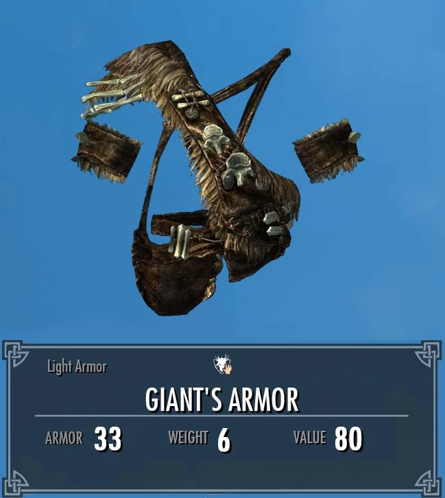 Giant's Armor | Legacy of the Dragonborn | Fandom