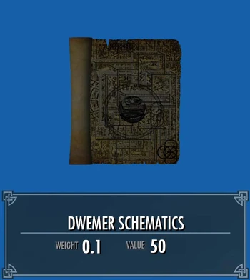 Dwemer Schematics | Legacy of the Dragonborn | Fandom