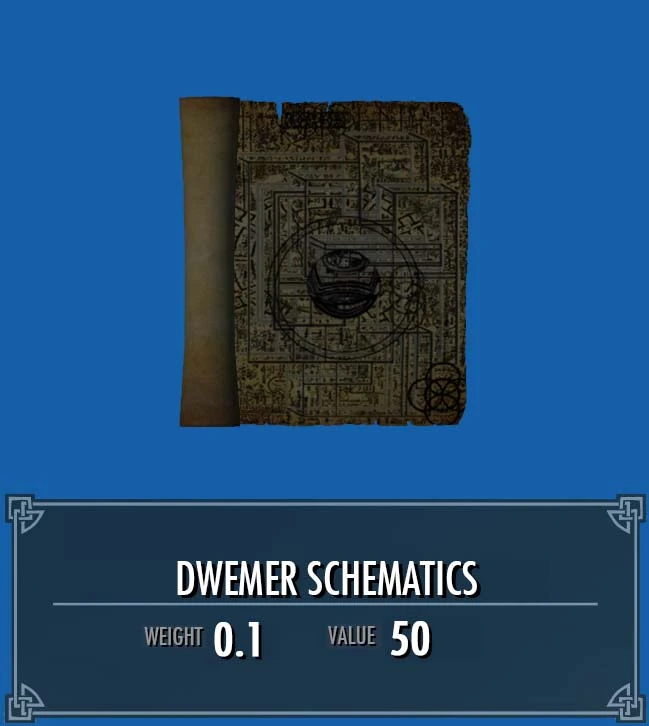 Dwemer Schematics | Legacy of the Dragonborn | Fandom