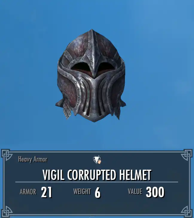 Vigil Corrupted Helmet | Legacy of the Dragonborn | Fandom
