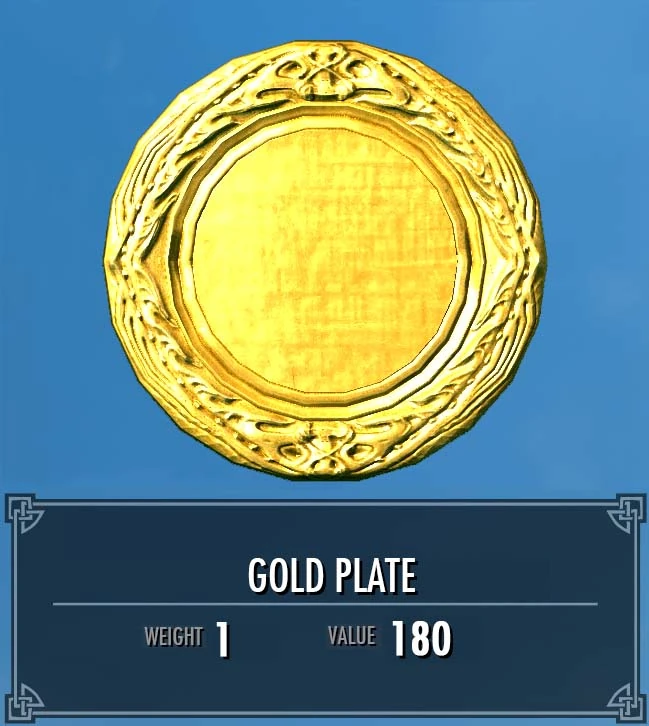 Gold Plate (More Interesting Loot) | Legacy of the Dragonborn | Fandom