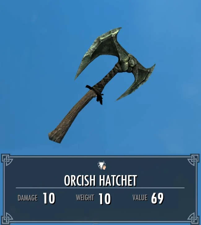 Orcish Hatchet | Legacy of the Dragonborn | Fandom