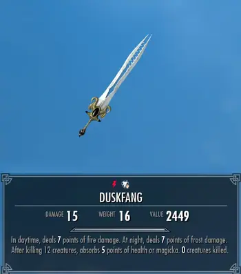 Dawnfang/Duskfang (CC) | Legacy of the Dragonborn | Fandom