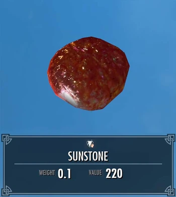 Sunstone | Legacy of the Dragonborn | Fandom