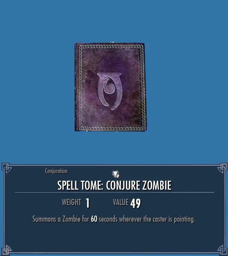 Spell Tome: Conjure Zombie | Legacy of the Dragonborn | Fandom