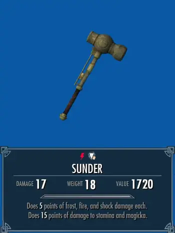 Sunder (CC) | Legacy of the Dragonborn | Fandom