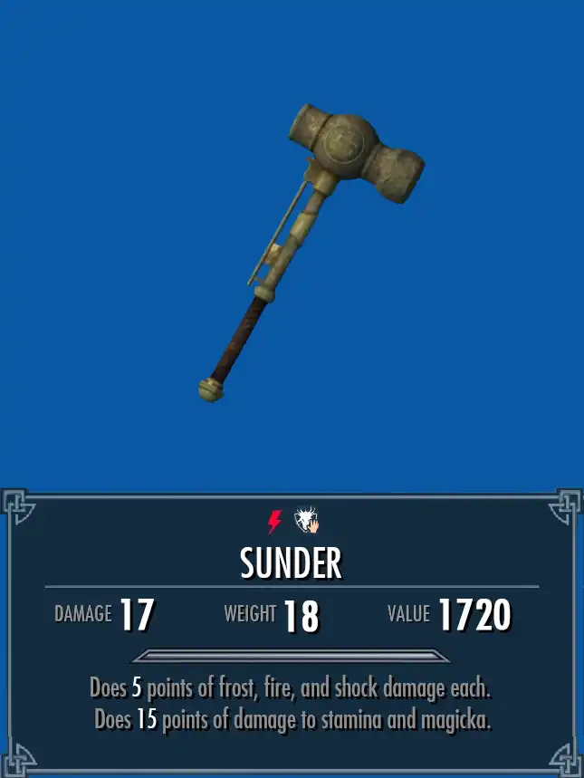 Sunder (CC) | Legacy of the Dragonborn | Fandom