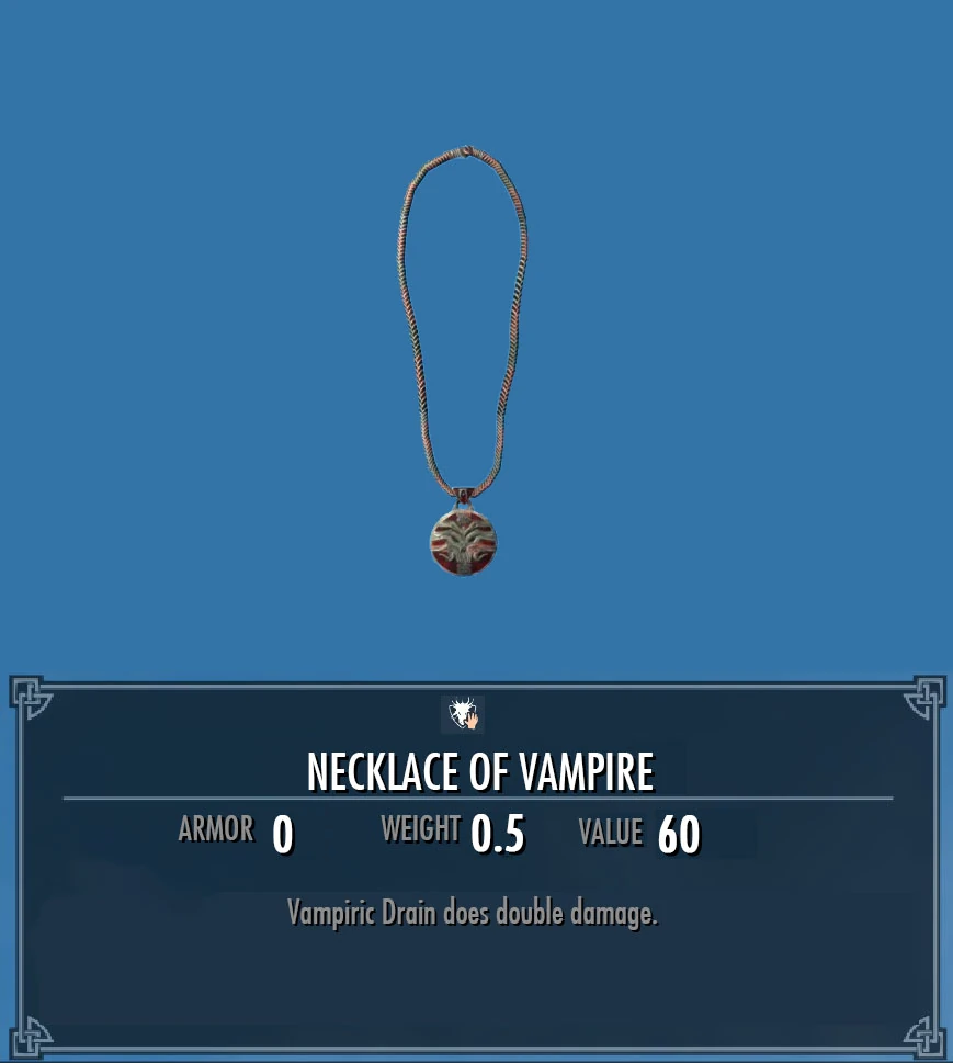 Necklace of Vampire | Legacy of the Dragonborn | Fandom