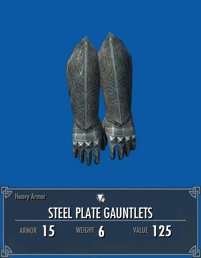 Steel Plate Gauntlets | Legacy of the Dragonborn | Fandom