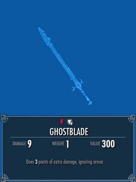 skyrim ghostblade