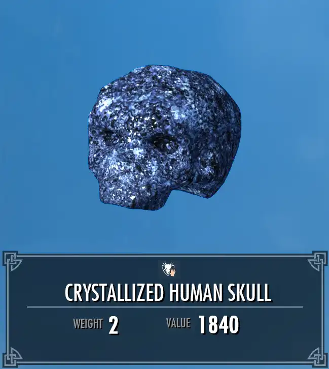 Crystallized Human Skull | Legacy of the Dragonborn | Fandom