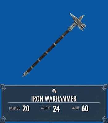 Iron Warhammer | Legacy of the Dragonborn | Fandom