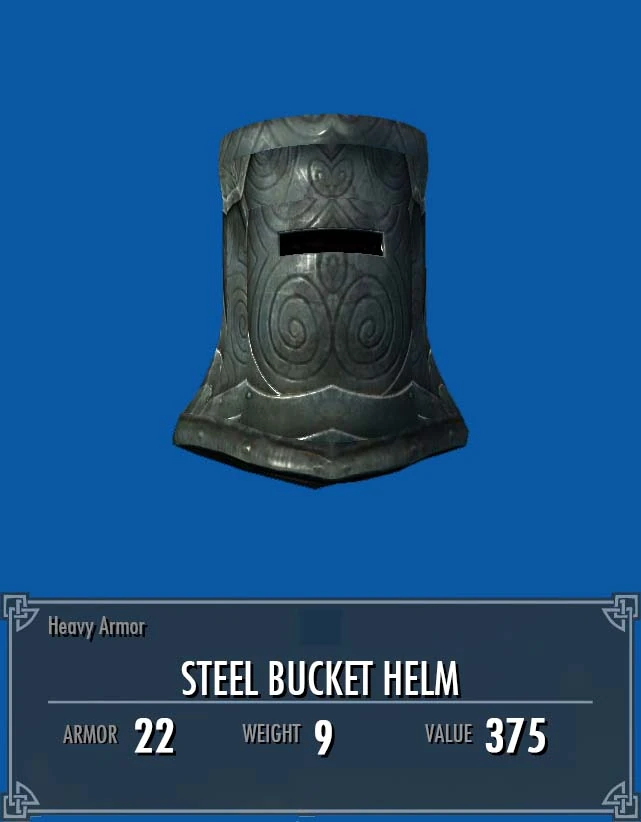 Steel Bucket Helm | Legacy of the Dragonborn | Fandom