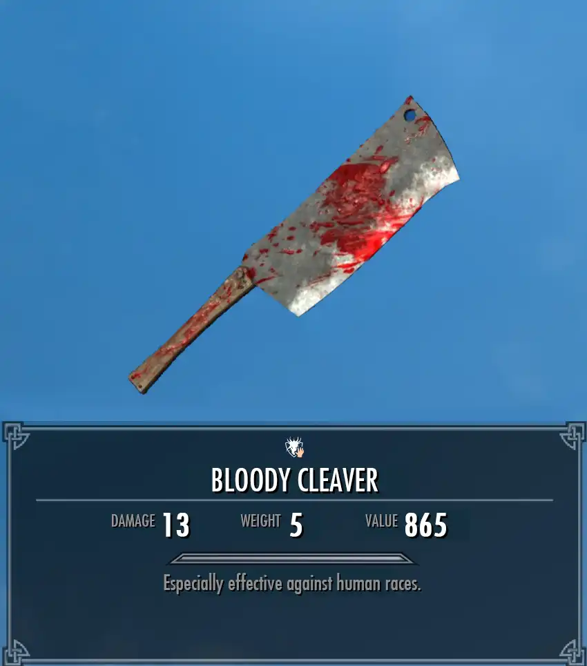 Bloody Cleaver | Legacy of the Dragonborn | Fandom
